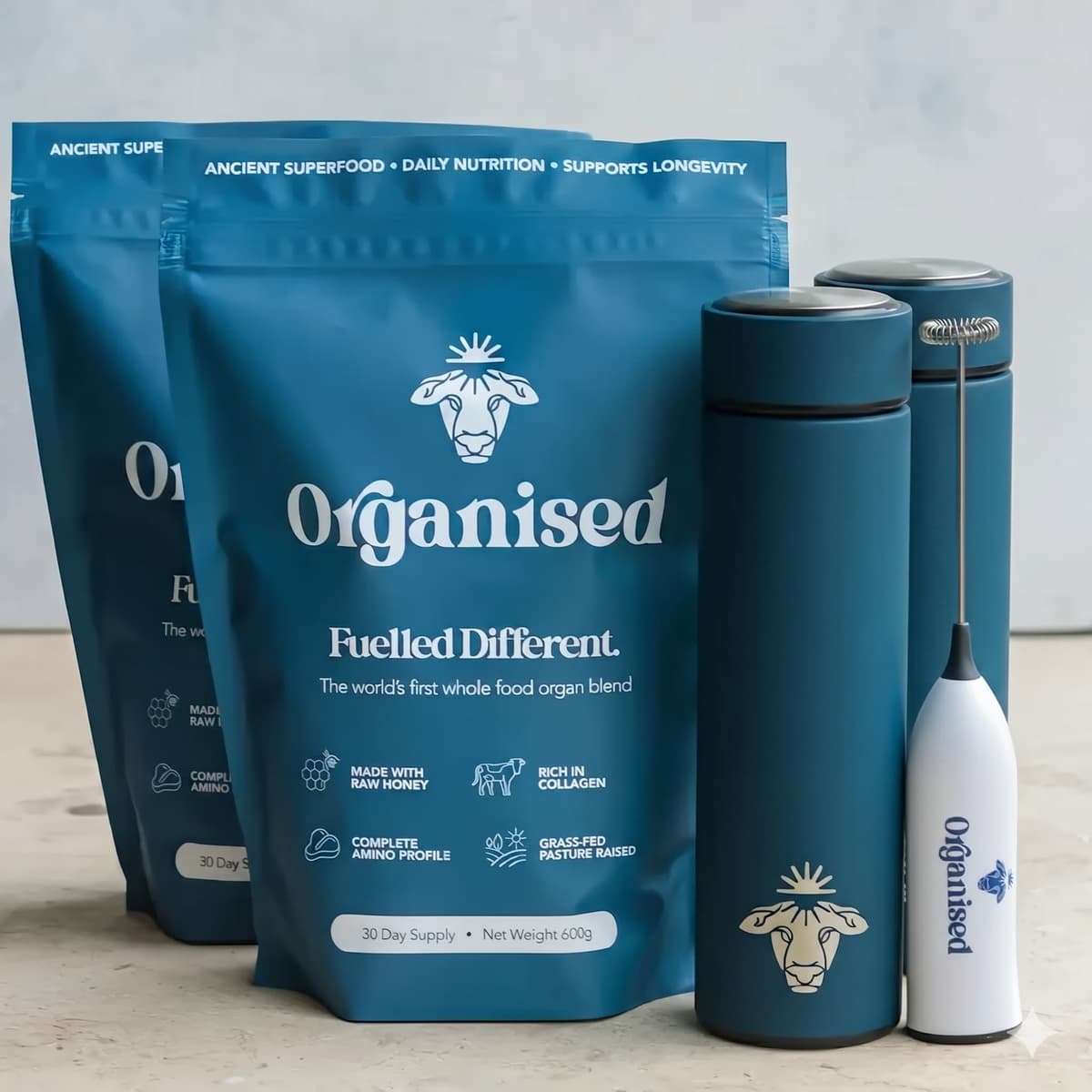 Beef Organ Protein Powder | Grass-Fed & Nutrient-Dense | Organised ...